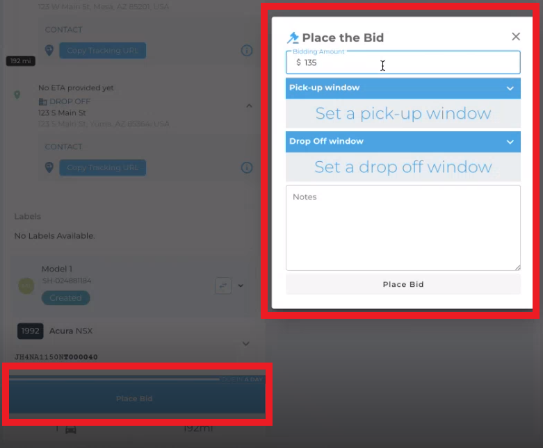 Article: Bidding Feature – RunBuggy