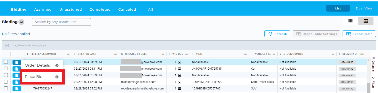 Article: Bidding Feature – RunBuggy