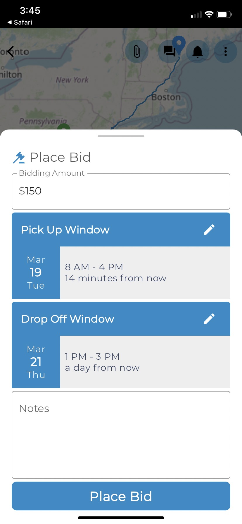 Article: Bidding Feature – RunBuggy